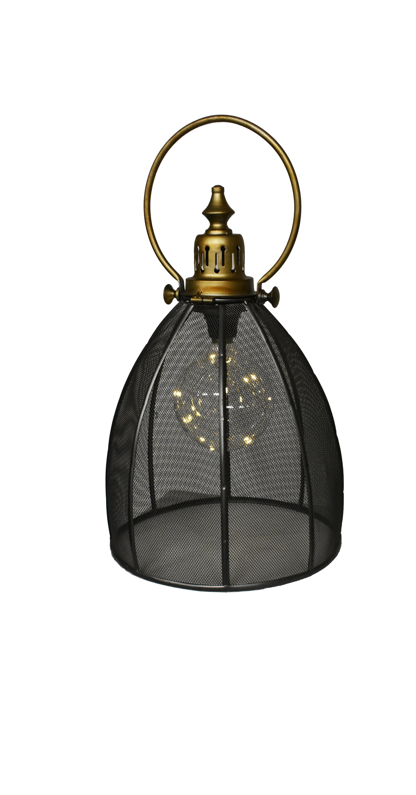 Decorative Metal Lantern Galaxy with LED - Traditional - Post Lights ...