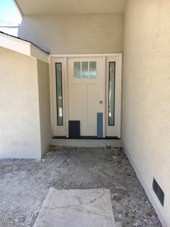 House below street level..curb appeal HELP!