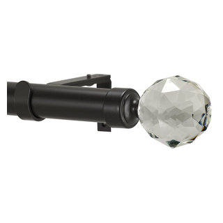 Gemstone Non-Telescoping Curtain Rod, 96'' - Transitional - Curtain ...