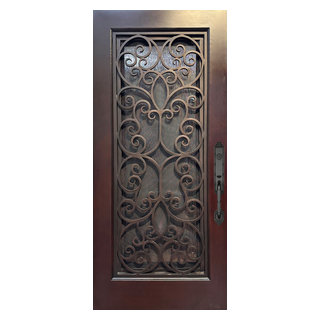 Forever Door, Exterior Front Entry Composite Door FRC06, 36"x80", Left ...