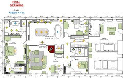 Rectangular floor plan