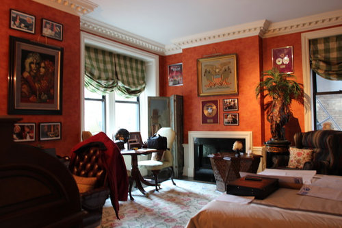 Converting a parlor into a library reading room