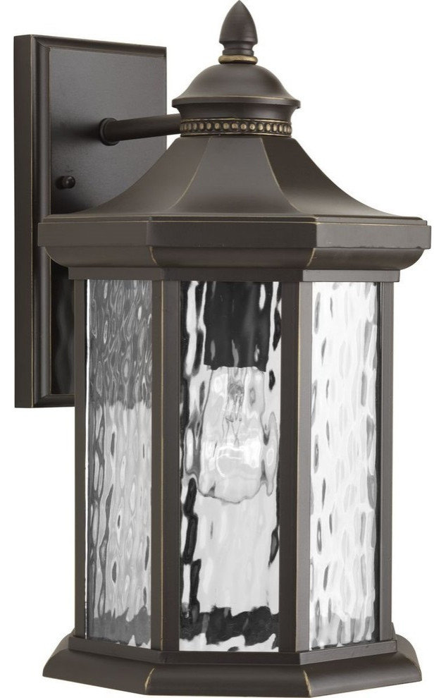 Progress Lighting Edition 1-Light, Large Wall Lantern, Antique Bronze ...