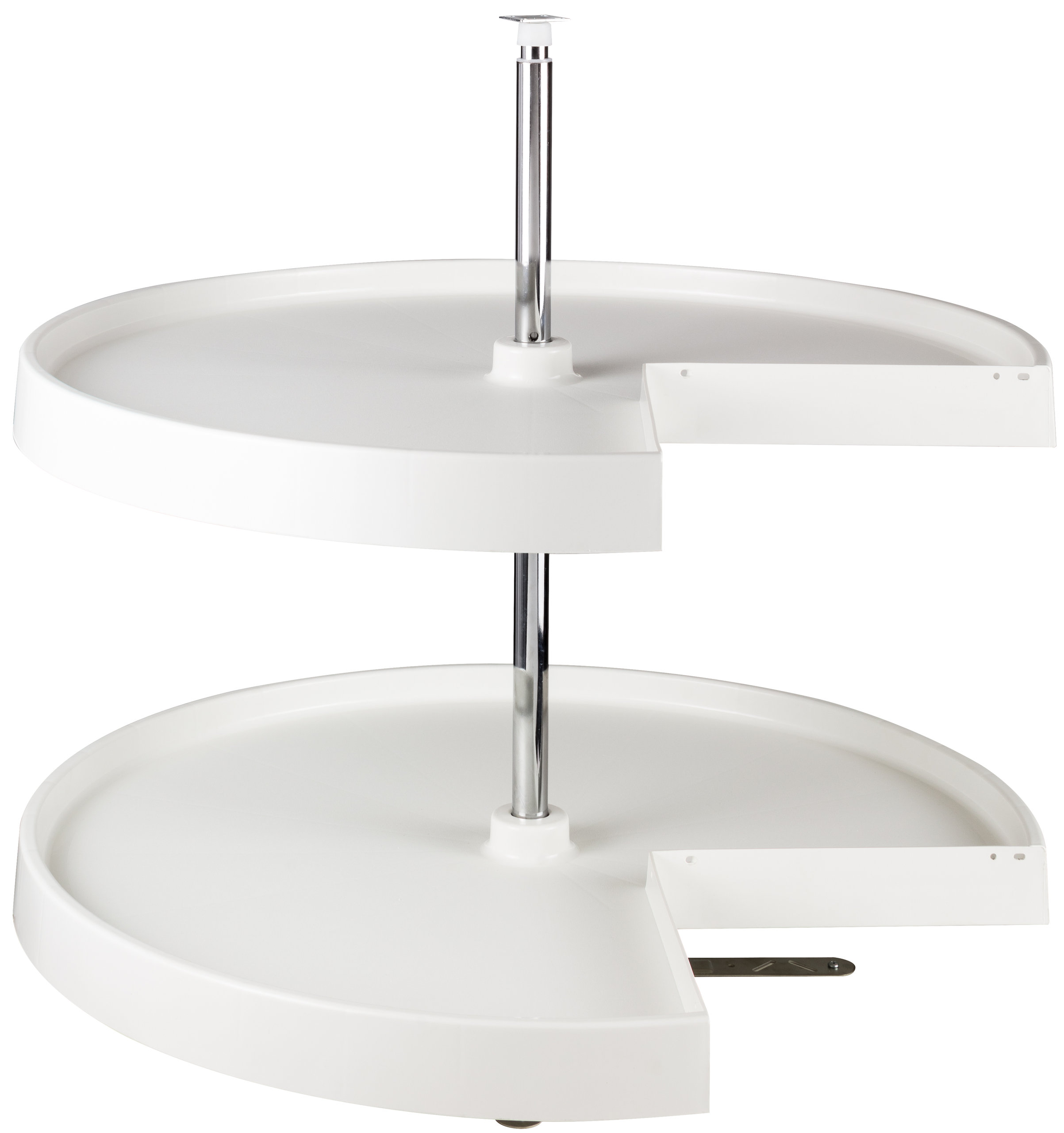 Pie-Cut Plastic Lazy Susan (2 Sizes), 28" - Pantry And Cabinet ...