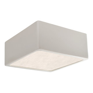 Short Square LED Outdoor Flush - Modern - Outdoor Flush-mount Ceiling ...