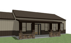 Front porch post size advice please?