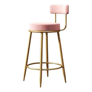 26 inch high Low Back Counter Stool with Iron Legs - Contemporary - Bar ...