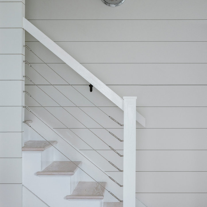 75 Beautiful Staircase with Tongue and Groove Walls Ideas and Designs ...