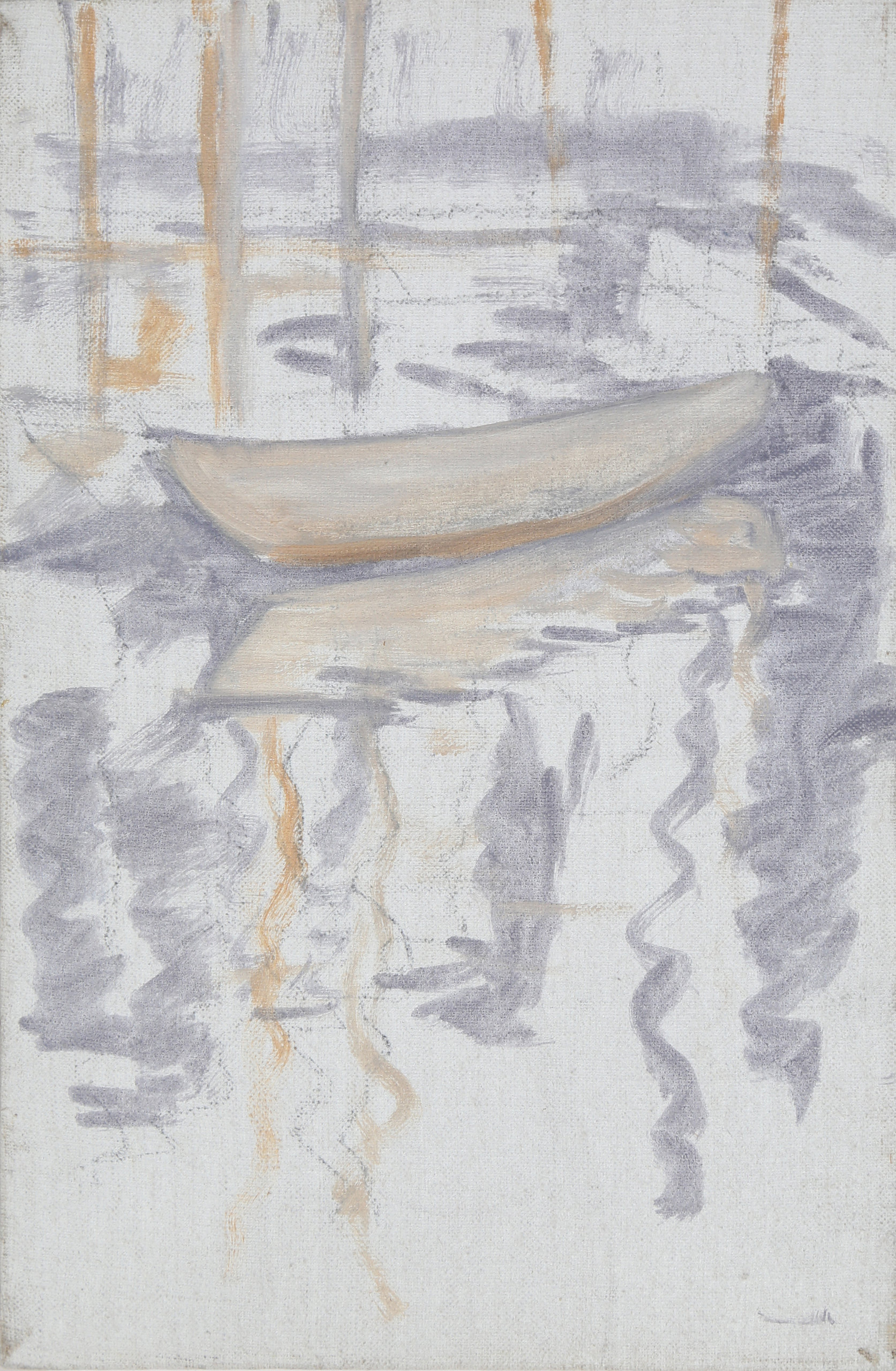 Boat, Water, 905, Laurent Marcel Salinas, 8x12 - Contemporary ...