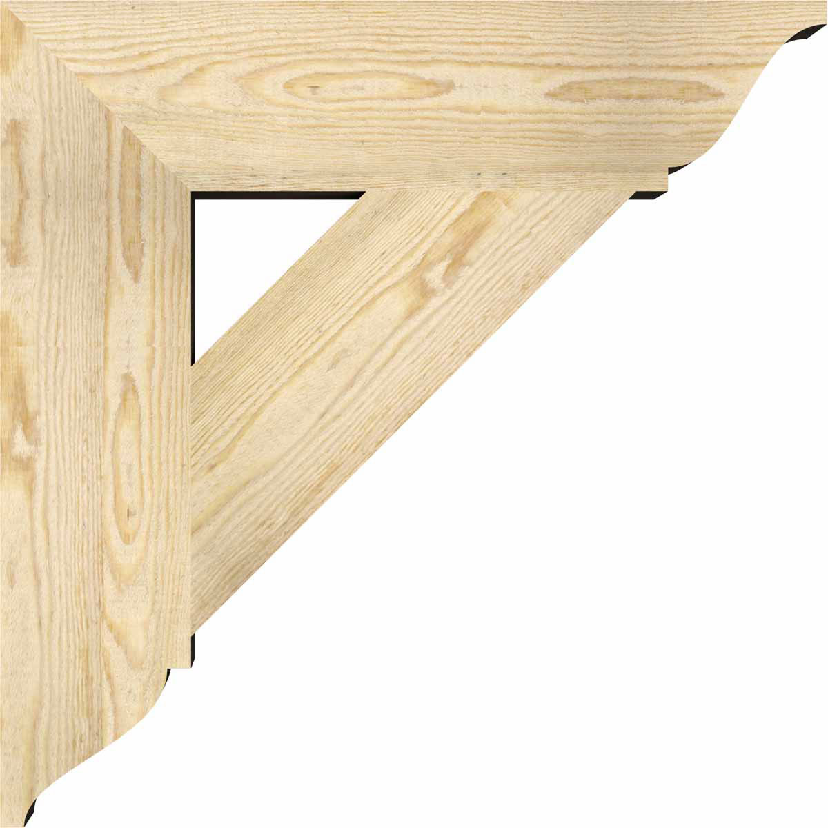 Traditional Traditional Bracket, 26"D x 26"H - Traditional - Corbels ...