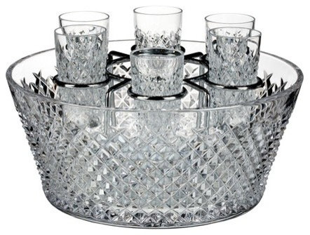 Waterford Crystal Alana Howc Vodka Chiller with Shot Glasses ...