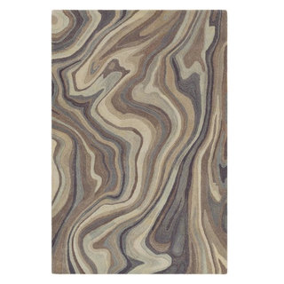 Hand Tufted Mountain Area Rug MOI-1017, 2'x3' - Contemporary - Area ...