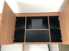 what internal carcass colour to go with black cabinetry? | Houzz AU