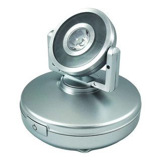 Battery Powered LED Pivot & Swivel Light, Silver | LPL748 ...