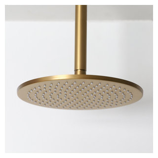 Ceiling Mount Shower Arm Brushed Gold - Modern - Bathroom - Other - by ...