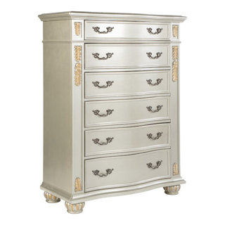 Glory Furniture Lyon Chest in Champagne Color - Contemporary - Dressers ...
