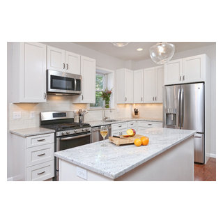 University City, Philadelphia: Open Kitchen in Victorian Twin ...