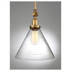 Drake 1-Light Pendant, Polished Nickel - Industrial - Pendant Lighting ...