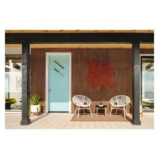Atomic Ranch MCM Main House - Midcentury - Entry - Austin - by Breathe ...