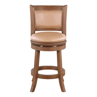 Augusta Swivel Counter Stool - Transitional - Bar Stools And Counter ...