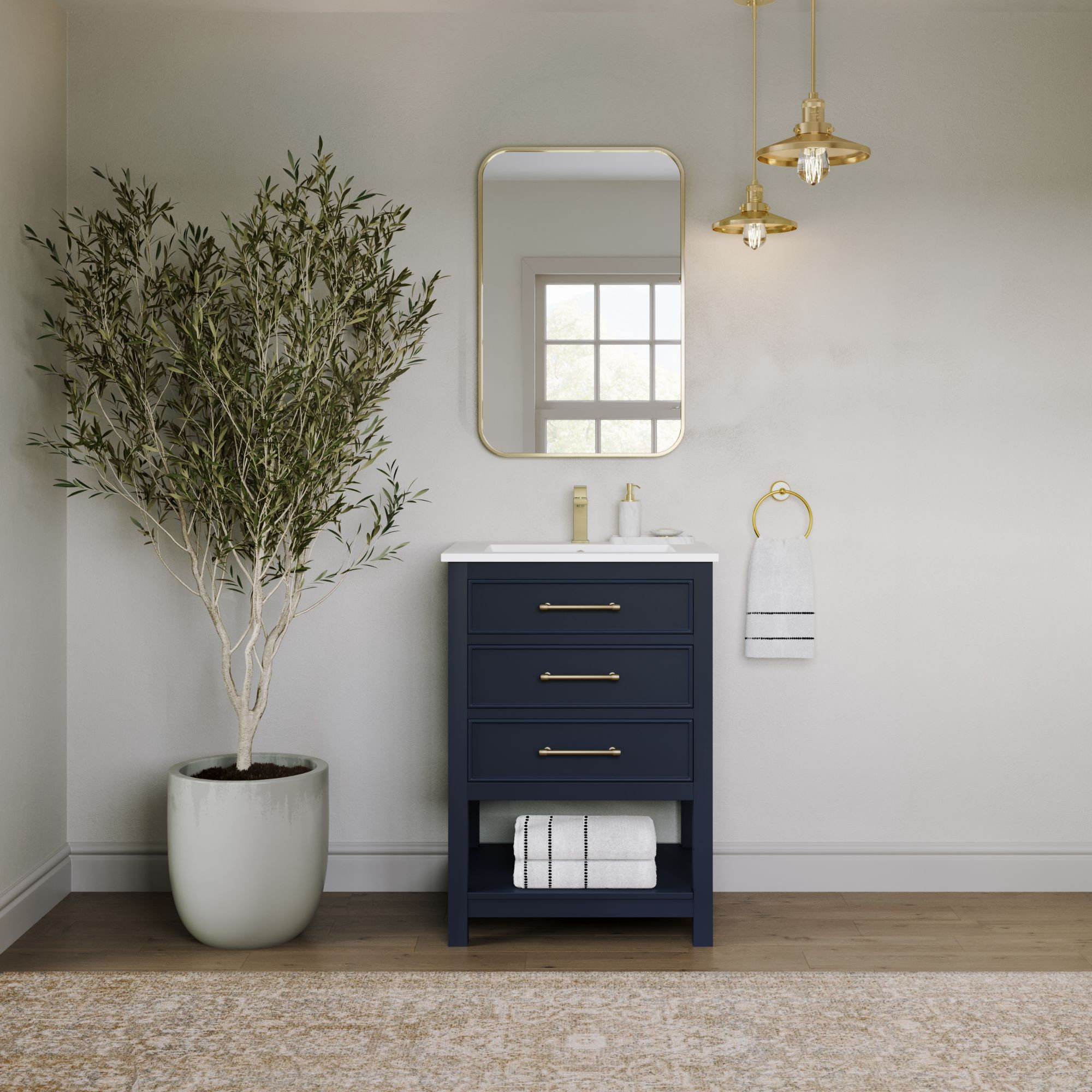 The Harper Bathroom Vanity - Contemporary - Bathroom Vanities And Sink ...