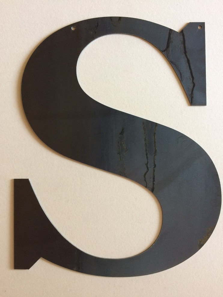 Rustic Large Letter "S", 18" - Contemporary - Wall Letters - by ...
