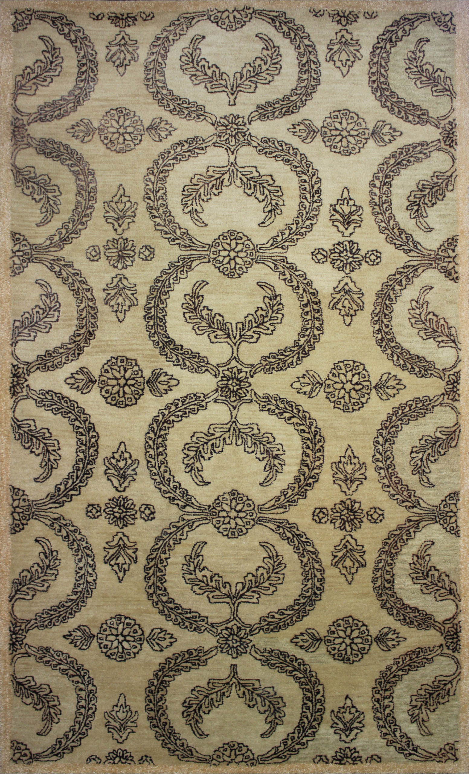 Ceres Gold Rug Handtufted With New Zealand Wool, 8 X 11 - Traditional - Rugs - by Moti | Houzz