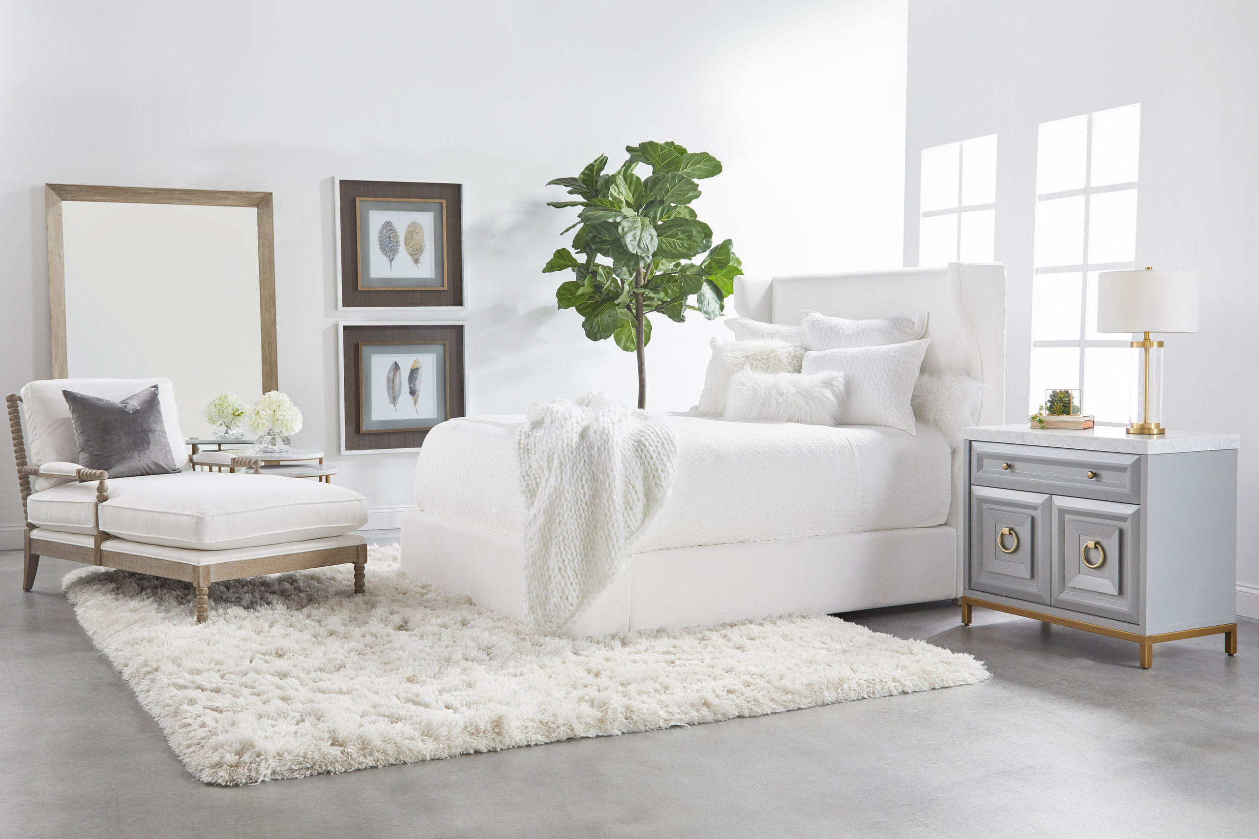 Balboa Cal King Bed - Transitional - Platform Beds - by Massiano | Houzz