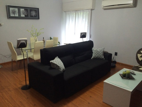 One room, One window (20X20) Dining/Living Room/Office. Minimalist