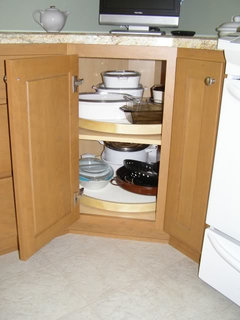 Show me your 45 degree corner cabinets please.