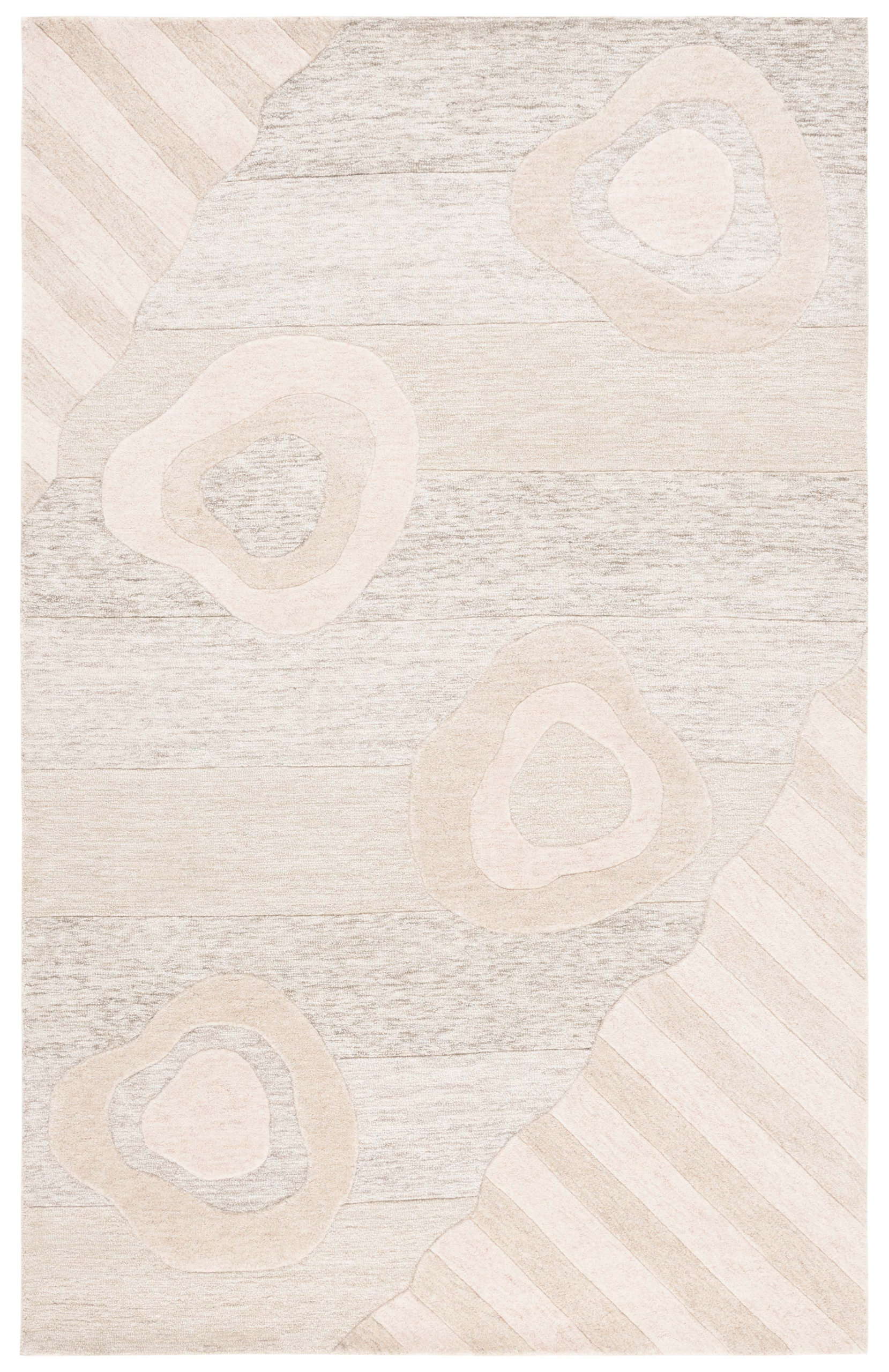 Safavieh Fifth Avenue Ftv301B Shag Rug, Beige/Gray, 6'x9 ...