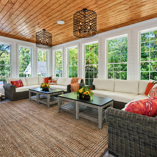 75 Beautiful Farmhouse Sunroom Pictures & Ideas | Houzz