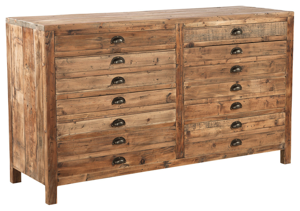 Brown Medium Apothecary Chest - Rustic - Dressers - by Sideboards and ...