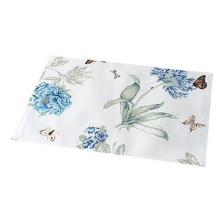 Lenox Butterfly Meadow Blue Runner - Contemporary - Table Runners - by ...
