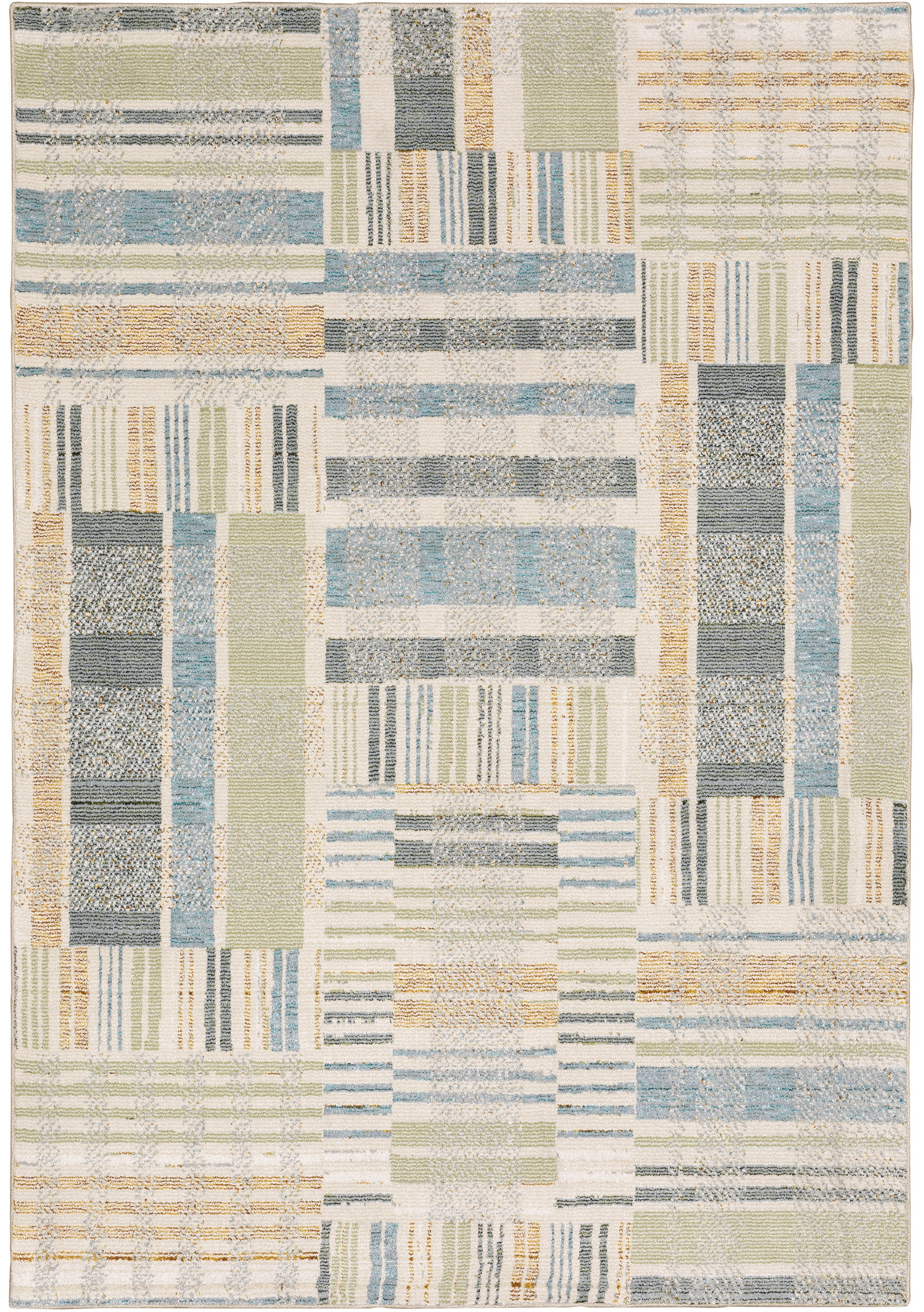 Oriental Weavers Sphinx Alton 5501B Geometric Rug, Blue and Beige, 3'3 ...