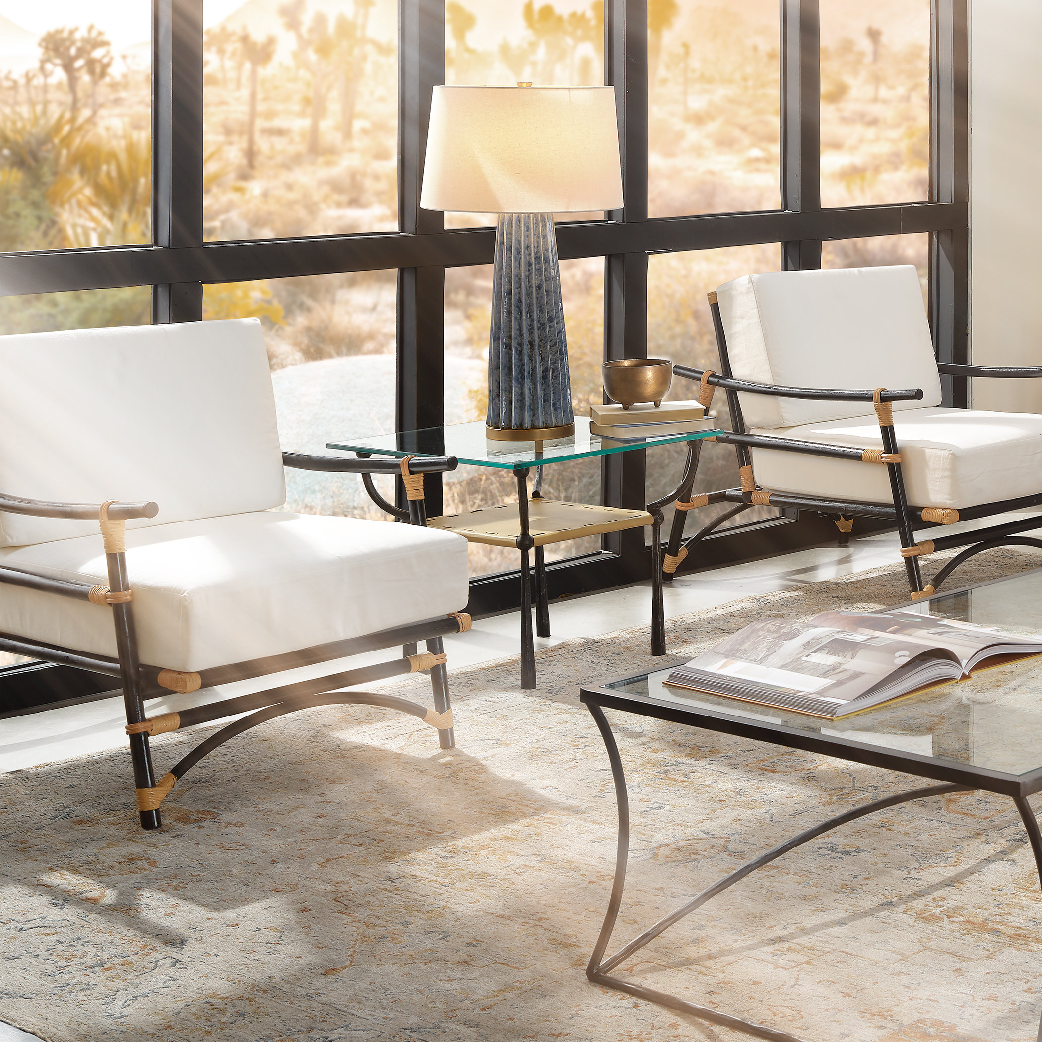 Pleated Table Lamp - Cornflower Blue - Contemporary - Table Lamps - by ...