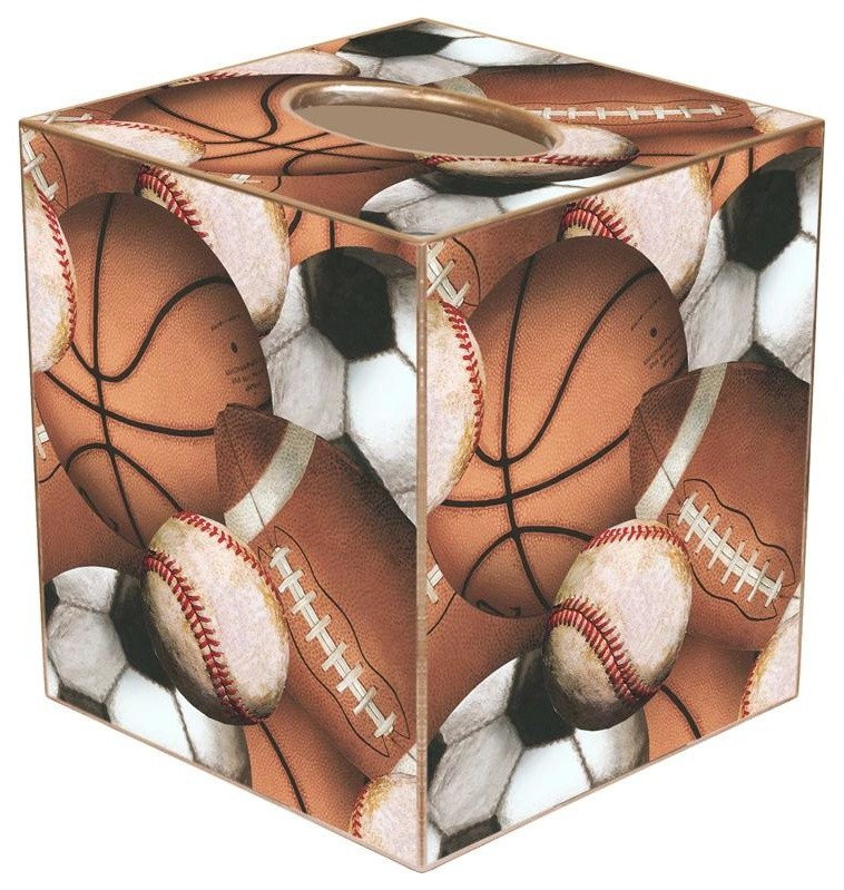 TB1515 - All Sports Tissue Box Cover - Traditional - Tissue Box Holders ...