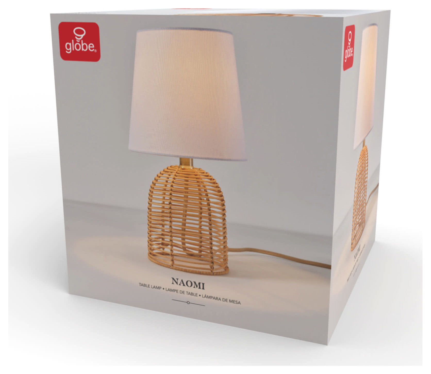 Globe Electric 91005989 Naomi 14" Tall Buffet Table Lamp - Tropical ...