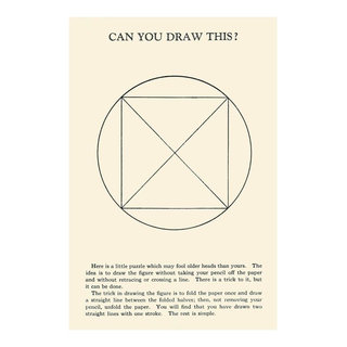 "Can You Draw This?" Digital Paper Print by Retromagic, 17"x24", 22"x32 ...