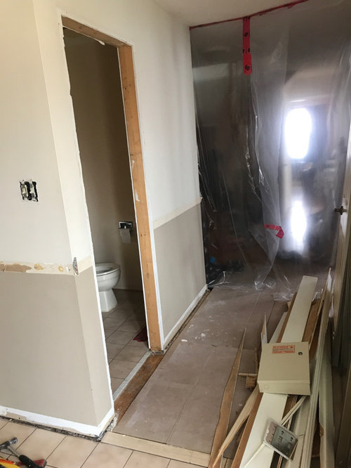 main house entry foyer and powder room floor | Houzz Forum