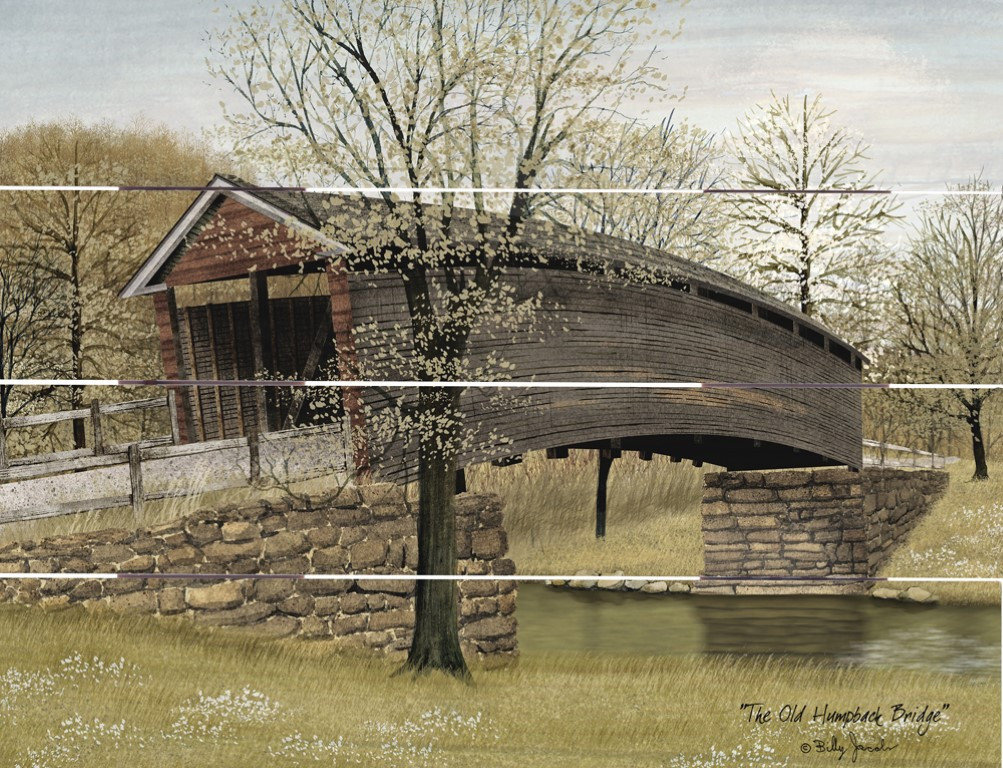 The Old Humpback Bridge Pallet Art - Farmhouse - Prints And Posters ...
