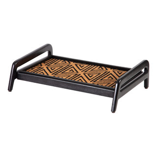 Double-Tier Stand, 2-Pair Rubber Boot Tray - Midcentury - Shoe Storage ...