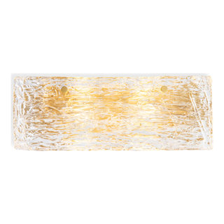 Handmade Glass Horizontal Wall Lamp, Eichholtz Almeria - Contemporary ...