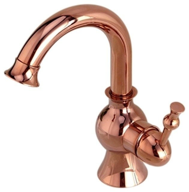 Lima Rose Gold Basin Faucet - Traditional - Bathroom Sink Faucets - by ...