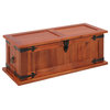 vidaXL Solid Acacia Wood Storage Chest 23.6" Storage Box Truck Wooden ...