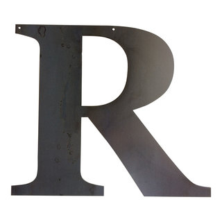 Rustic Large Letter "R", 18" - Contemporary - Wall Letters - by ...