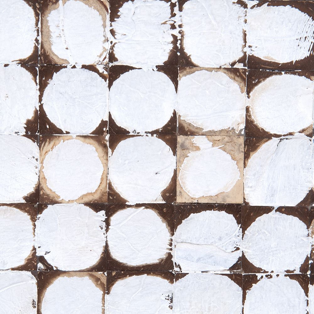 East at Main White Patina Coconut Shell Wall Tile - Farmhouse - Mosaic ...