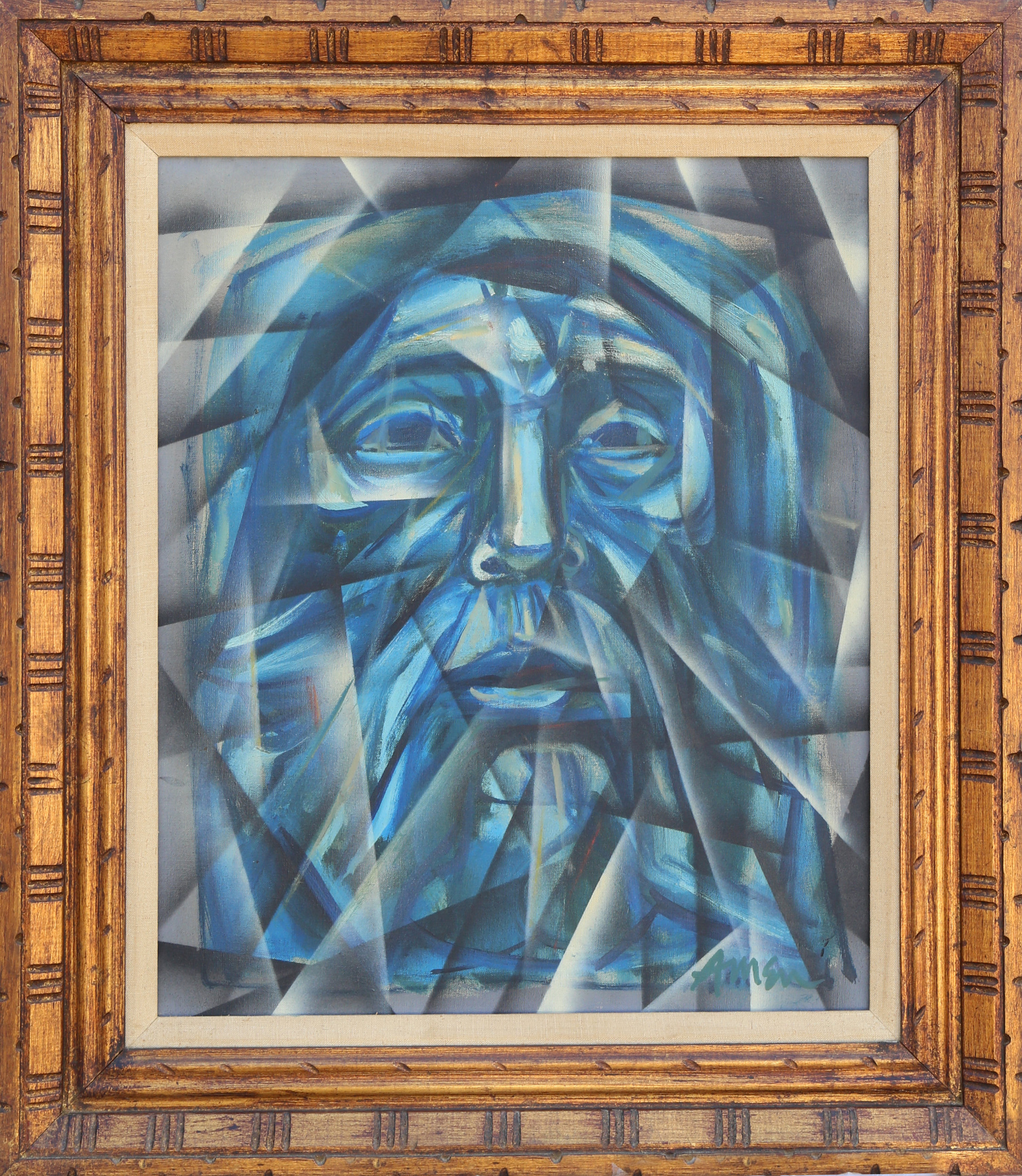 Prophet (Face)- Irving Amen, 20x24 - Traditional - Paintings - by ...