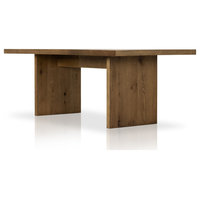 Eaton Dining Table-Amber Oak Resin - Transitional - Dining Tables - by Four Hands | Houzz