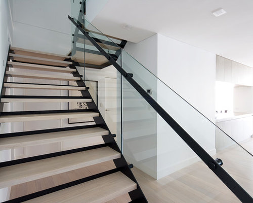 Open Tread Staircase Home Design Ideas, Pictures, Remodel and Decor